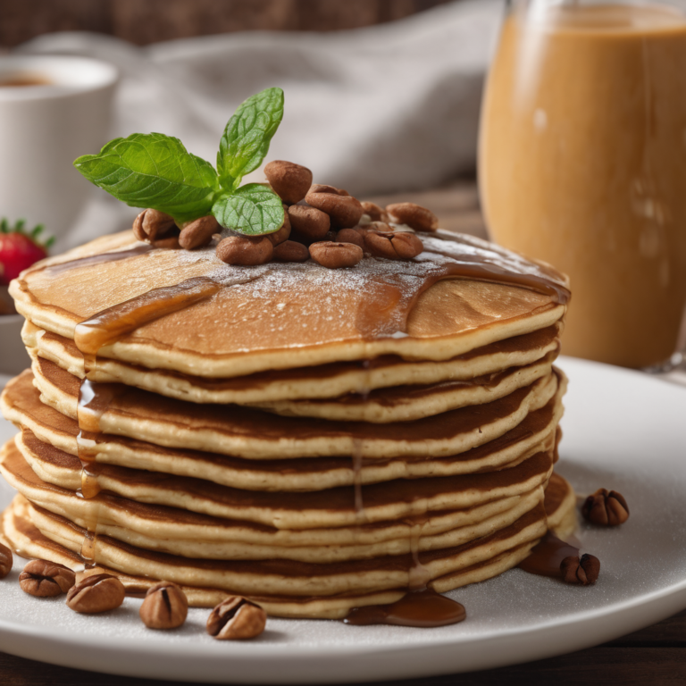 Dalgona Coffee Pancakes Recipe