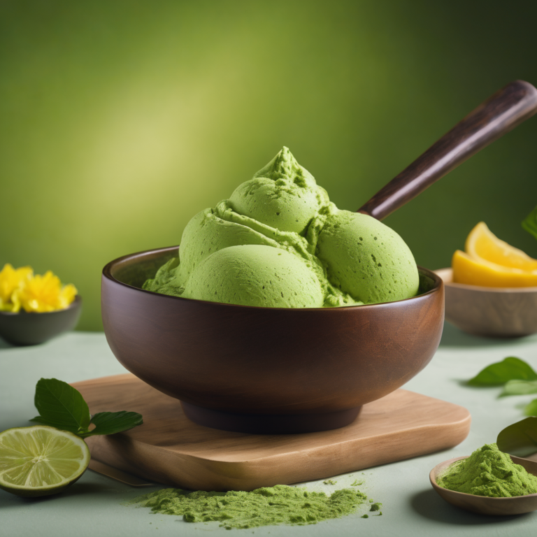 Matcha Green Tea Nice Cream | The Foodie Travels